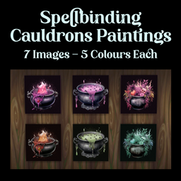 Spellbinding Cauldrons - Paintings - The Sims 4 Build / Buy - CurseForge