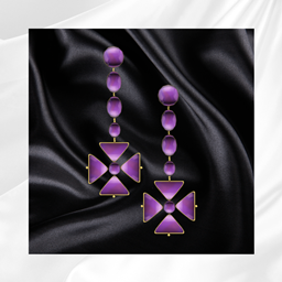 Amethyst earrings - The Sims 4 Create a Sim - CurseForge