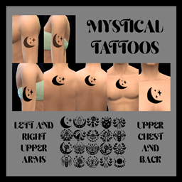Mystical Tattoos - MF Multiple Placements - Gallery - The Sims 4 Create ...