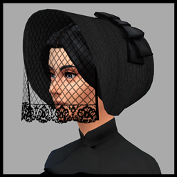 Mourning Bonnet - Buzzard - The Sims 4 Create a Sim - CurseForge