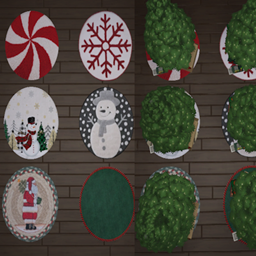 Round Christmas Rugs - The Sims 4 Build / Buy - CurseForge