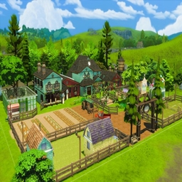 FARM/RANCH HOME - The Sims 4 Rooms / Lots - CurseForge