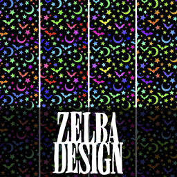 Neon Goth Wallpaper - Zelba Design - The Sims 4 Build / Buy - CurseForge