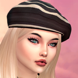 Hat Parisian style Womens Beret - The Sims 4 Create a Sim - CurseForge