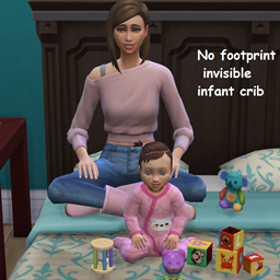 No footprint invisible infant crib - The Sims 4 Build / Buy - CurseForge