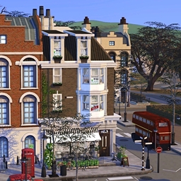 London Cafe and Apartments | No CC - The Sims 4 Rooms / Lots - CurseForge