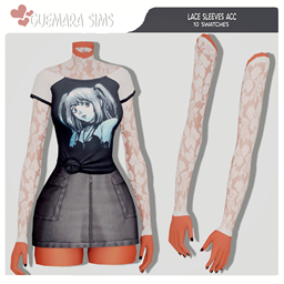 Lace Sleeves accesory - The Sims 4 Create a Sim - CurseForge