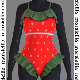 Strawberry Swimsuit - The Sims 4 Create a Sim - CurseForge