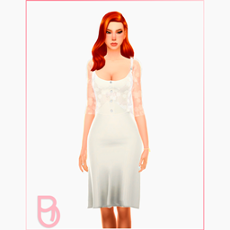 Spring Dress 🌸 - The Sims 4 Create a Sim - CurseForge