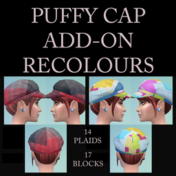 Download Puffy Cap Add-On Recolours - The Sims 4 Mods - CurseForge