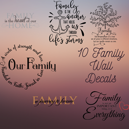 Family Wall decals (new Mesh) - The Sims 4 Build / Buy - CurseForge