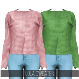 Fifthscreations - Lola Sweater Women CLothes - Files - The Sims 4 ...