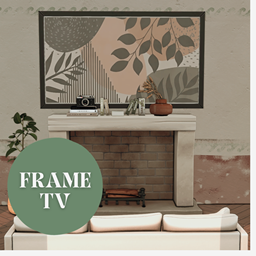 Tropical Frame TV (RECOLOR) - The Sims 4 Build / Buy - CurseForge