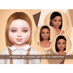 SONYASIMS - LITTLE SIM HAIR TODDLERS - The Sims 4 Create a Sim - CurseForge