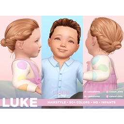 CasualSims - Luke Hairstyle Infants - The Sims 4 Create a Sim - CurseForge