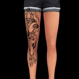 Predator Leg Tattoo - The Sims 4 Create a Sim - CurseForge