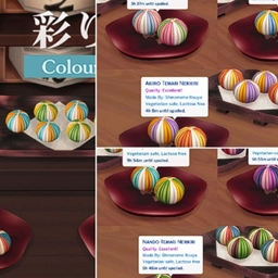 RECIPE Colorful Temari Nerikiri by Amellce Spanish translation ...