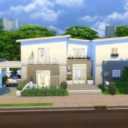 Modern House Base Game | No CC - The Sims 4 Rooms / Lots - CurseForge