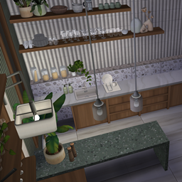 Earthy MCM Kitchen - The Sims 4 Rooms / Lots - CurseForge