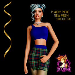 PLAID TWO PIECE - The Sims 4 Create a Sim - CurseForge
