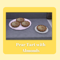 Download Pear Tart with Almonds - The Sims 4 Mods - CurseForge