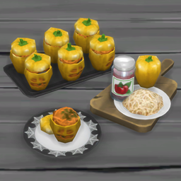 Spaghetti Ghastly Stuffed Peppers Recipe - Files - The Sims 4 Mods ...