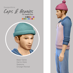 Caps & Beanies Recolors - Gallery - The Sims 4 Create a Sim - CurseForge