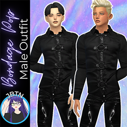 [JBTN] Bondage Pop Men's Outfit - The Sims 4 Create a Sim - CurseForge