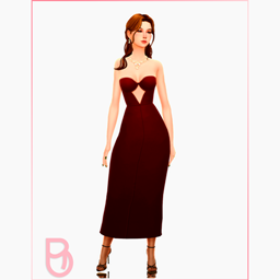 Woman Dress - Bustier - Version 2 - The Sims 4 Create a Sim - CurseForge