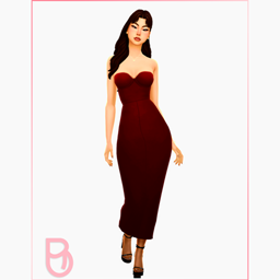 Woman Dress - Bustier - Version 8 - The Sims 4 Create a Sim - CurseForge