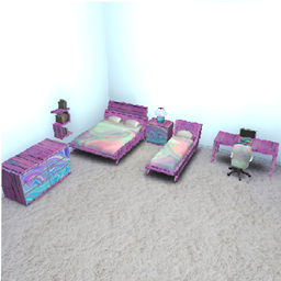 Holographic Bedroom Set - The Sims 4 Build / Buy - CurseForge