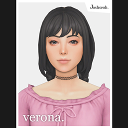 Verona Hair V2 - The Sims 4 Create a Sim - CurseForge