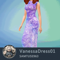 Vanessa Dress #1 Samtuse963 - The Sims 4 Create a Sim - CurseForge