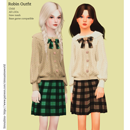 [Simna] Robin Outfit - The Sims 4 Create a Sim - CurseForge