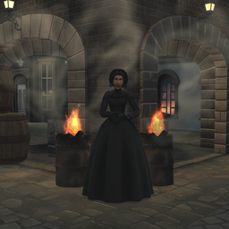 TRC: Robe de Deuil Dress - Gallery - The Sims 4 Create a Sim - CurseForge