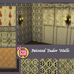 Tudor and Medieval Painted Walls - The Sims 4 Build / Buy - CurseForge