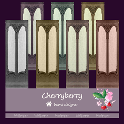 arched colored wood wallpaper - Gallery - The Sims 4 Build / Buy ...