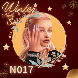 Winter Nails Set N017 - The Sims 4 Create a Sim - CurseForge