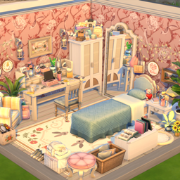 Pink & Blue Bedroom - The Sims 4 Rooms / Lots - CurseForge