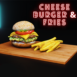 Cheeseburger & Fries - The Sims 4 Build / Buy - CurseForge