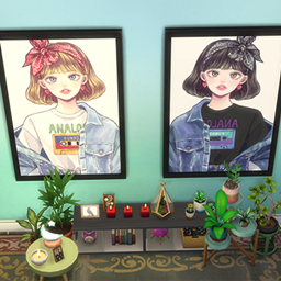 Two Cute Girls - The Sims 4 Build / Buy - CurseForge