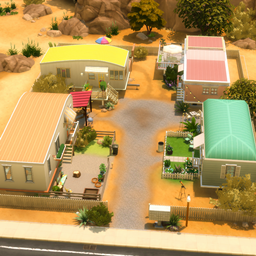 Cutesy Trailer Park - FURNISHED - The Sims 4 Rooms / Lots - CurseForge