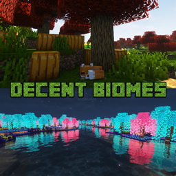 Install Decent Biomes (enhanced cherry grove, luminiscent biome ...