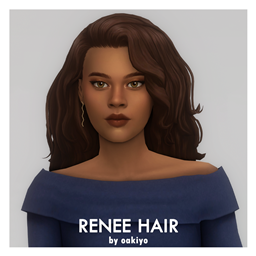 oakiyo - Renee Hair - The Sims 4 Create a Sim - CurseForge
