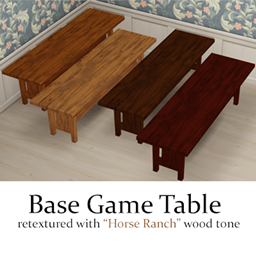 Old Wooden Table - The Sims 4 Build / Buy - CurseForge