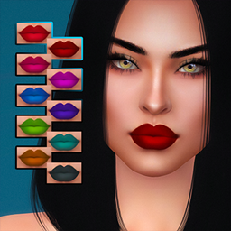 Raven Lipstick - Files - The Sims 4 Create a Sim - CurseForge