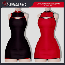 China Charms Daring Dress (Plain) - The Sims 4 Create a Sim - CurseForge