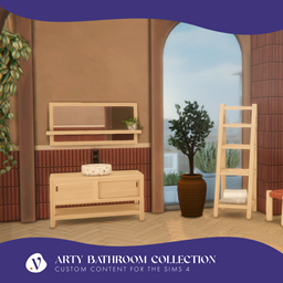 Arty Bathroom Collection - The Sims 4 Build / Buy - CurseForge