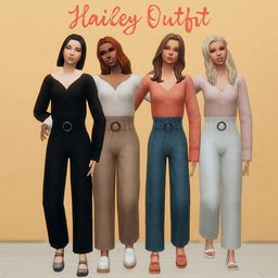 Hailey Outfit - The Sims 4 Create a Sim - CurseForge