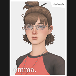 Emma Hair [JOSH JO_SE_OH] - The Sims 4 Create a Sim - CurseForge